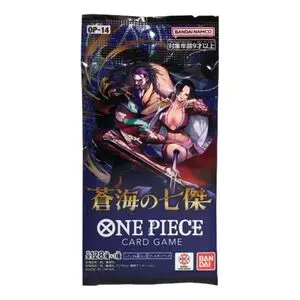ONE PIECE Card Jp Booster Pack 'the Azure Sea's Seven - Multi-color