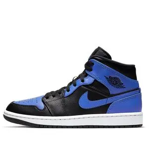 JORDAN Air Jordan 1 Mid "Hyper Royal" Black/hyper Royal/white
