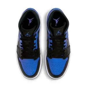 JORDAN 1 Mid "hyper Royal - Black/hyper Royal/white