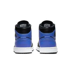 JORDAN 1 Mid "hyper Royal - Black/hyper Royal/white