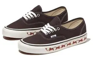 VANS Authentic 44 Dx Low Top Sneakers With Jungle Sidewall - Brown