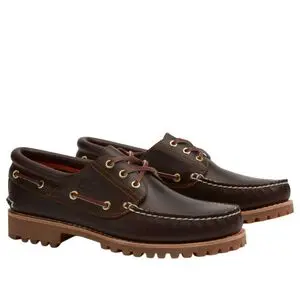 Timberland Authentic 3-eye Lug Handsewn Boat Shoe - Brown