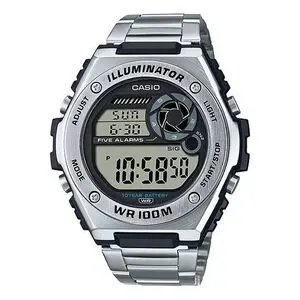 Casio Quartz Digital Watch - Silvergray