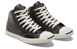 CONVERSE Jack Purcell Lp High Top Sneakers - Black/white