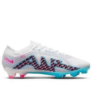 Nike Zoom Mercurial Vapor 15 Elite Fg "blast Pack" Athletic Sneakers - White/pink