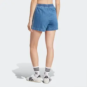Adidas Adicolor Denim Firebird Shorts - Blue