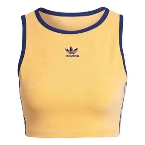 Adidas Originals Cropped Tank Top - Yellow
