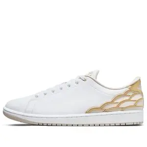 JORDAN 1 Centre Court Sneakers - White/gold