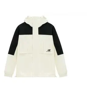 NEW BALANCE Windbreaker Jacket - White/black