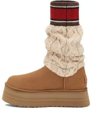 UGG Classic Sweater Letter Boot
