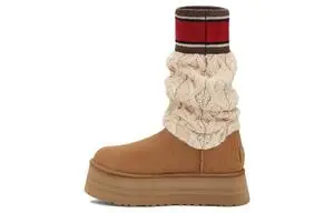 UGG Classic Sweater Letter Boot
