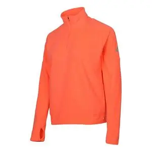 Nike Fleece Zip-up Stand Collar Training Jacket - Orange