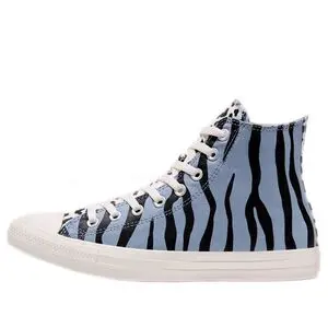 CONVERSE Chuck Taylor All Star High Top "twisted Archive Print Zebra - Blue