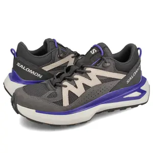 SALOMON Odyssey Elmt Low Athletic Sneakers - Black/white/violet