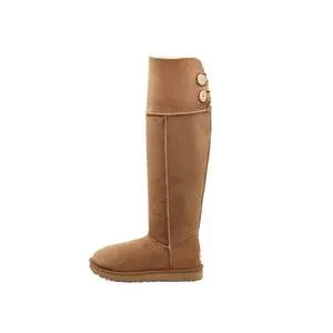 UGG Over The Knee Bailey Button Boots - Chestnut