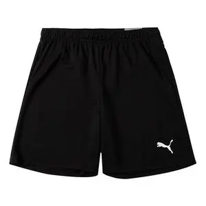 PUMA Running Shorts With Logo Detail - Black