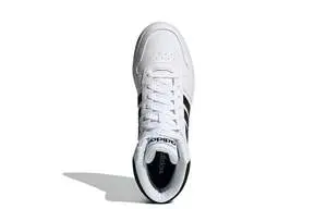 Adidas Hoops 2.0 Mid Top Sneakers - White/black