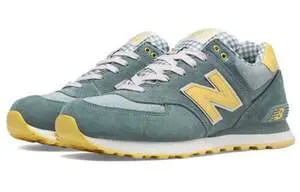 NEW BALANCE 574 "picnic Pack" Sneakers - Chambray/light Yellow