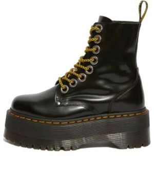 Dr. Martens Jadon Max Platform Combat Boot - Black