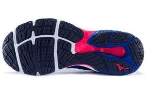 Mizuno Athletic Lace-up Sneakers - Blue/red
