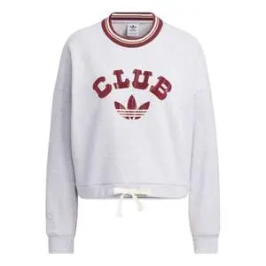 Adidas Collegiate Graphics Crew Sweatshirt - Grey/red