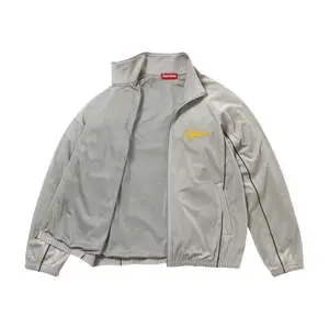 Supreme Velour Mesh Track Jacket - Silver