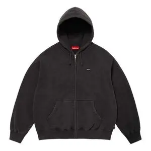 Supreme Ss26 Small Box Zip Up Hooded Sweatshirt - Black