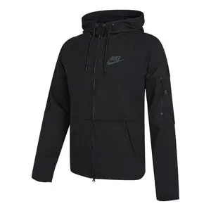 Nike Tech-pack Logo Knit Hooded Jacket - Default Color