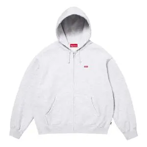 Supreme Ss26 Small Box Zip Up Hooded Sweatshirt 'ash - Grey