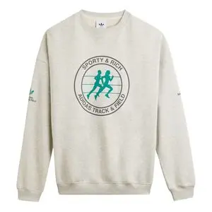 Adidas X Sporty & Rich Crewneck Sweatshirt - Gray