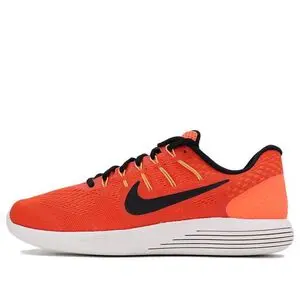 Nike Lunarglide 8 Athletic Sneakers - Max Orange/black/hyper Orange