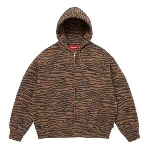 Supreme Supreme Small Box Zip Up Hooded Sweatshirt Tiger