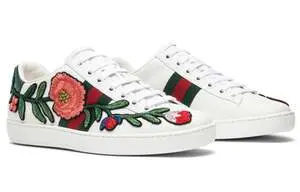 Gucci Ace Embroidered Floral Sneaker