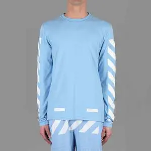 Off-White C/o 13 Alphabet Stripe Long Sleeve T-shirt