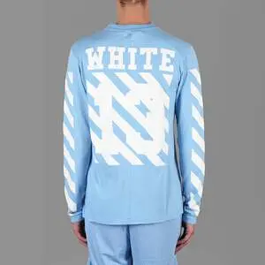 Off-White C/o 13 Alphabet Stripe Long Sleeve T-shirt