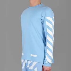 Off-White C/o 13 Alphabet Stripe Long Sleeve T-shirt