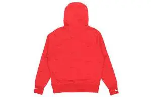 Nike Athleisure Sportswear Hooded Fleece Lined Sweatshirt - Red