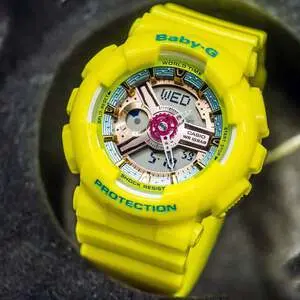 Casio Baby-g Water Resistant Watch - Yellow