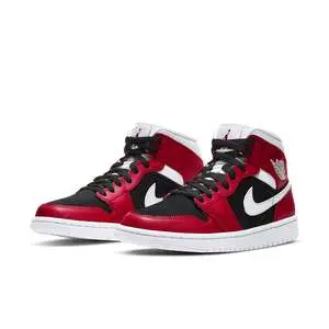 JORDAN 1 Mid "gym Red Black - Gym Red/white/black
