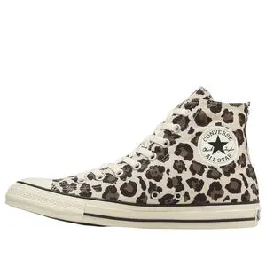 CONVERSE Chuck Taylor All Star Ld Hi Leopard Print High Top Sneakers - Beige