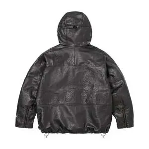 Supreme Gore-tex Ostrich Embossed Leather Jacket
