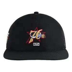 Kith Philadelphia 76ers Trucker Hat - Black