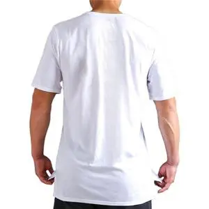 Nike Dri-fit Landscape Pattern Printing Round Neck Short Sleeve White T-shirt