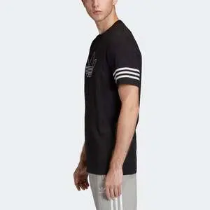 Adidas Originals Outline Tee Logo Short Sleeve - Black