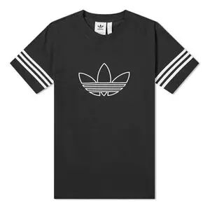 Adidas Originals Outline Tee Logo Short Sleeve - Black
