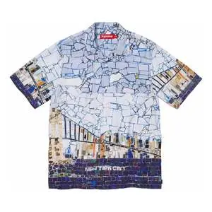 Supreme Mosaic S/s Shirt - Multi-color
