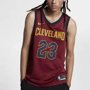 Nike Cleveland Cavaliers Lebron James #23 Icon Edition Jersey - Red