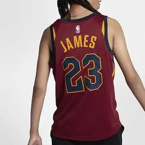 Nike Cleveland Cavaliers Lebron James #23 Icon Edition Jersey - Red