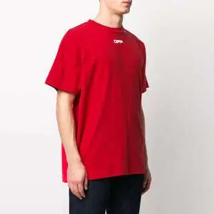 Off-White Painting Arrow Print Short Sleeve Tee