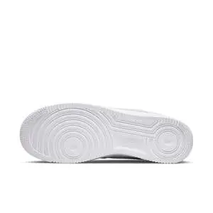 Nike Force 1 '07 Pebbled Low Top Sneakers - Grey/white